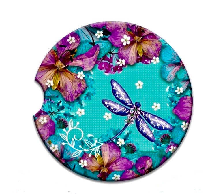 Lisa Pollock Embossed Ceramic Car Coasters – Charlie & Chums