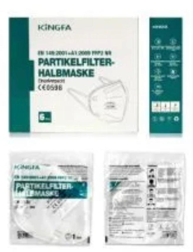 KINGFA White Face Mask 6 Piece Set REDUCED – Charlie & Chums